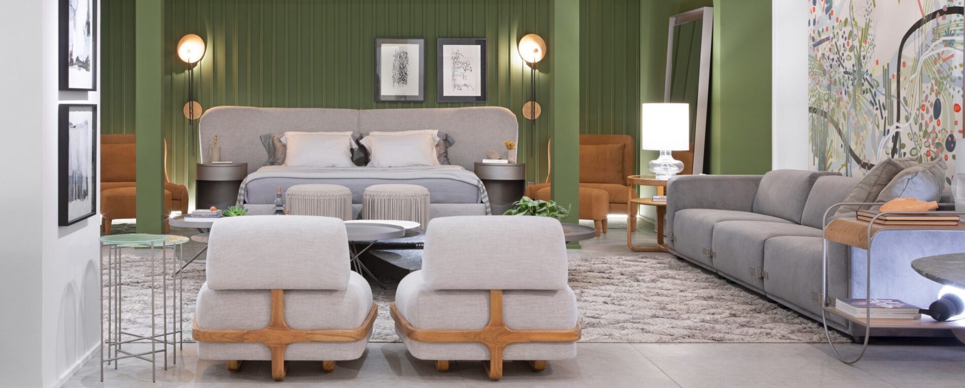 Mostra Artefacto Floripa tem ambientes leves com charme modernista e ...