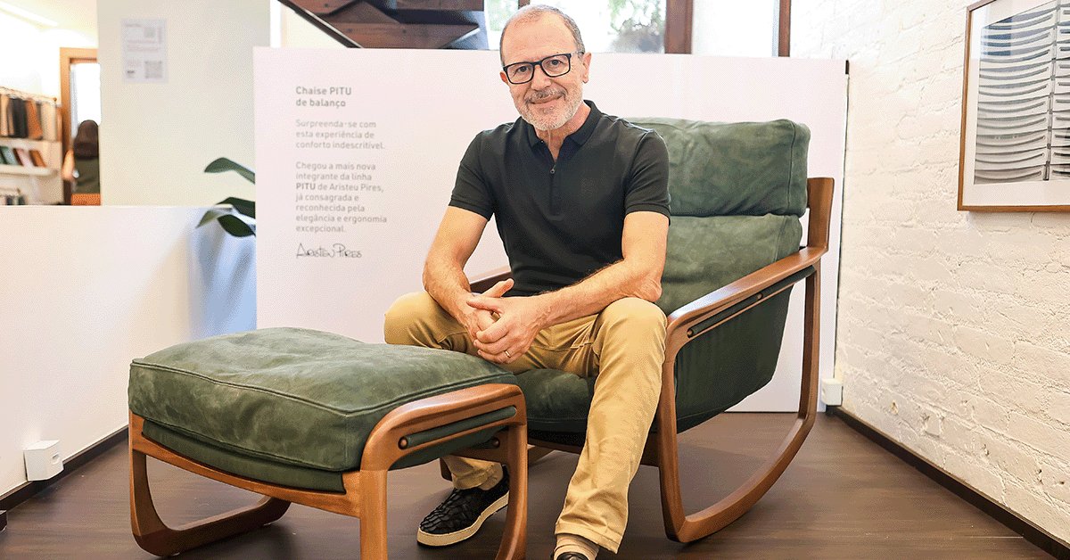 Chaise Pitu de balanço é lançamento da Aristeu Pires Design - DW!