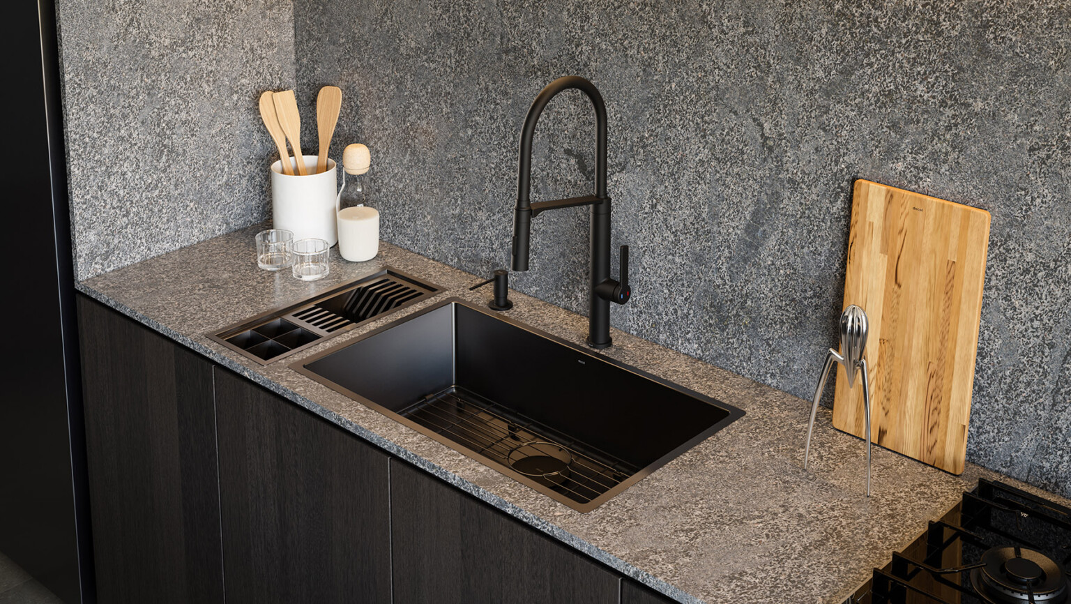 Docol adota a tendência All Black em lançamento de monocomandos e ...